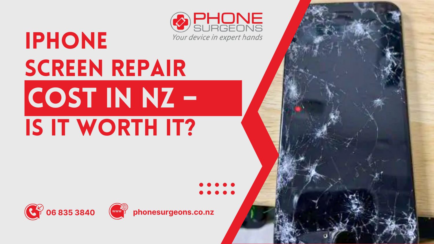 iPhone Screen Repair Cost in NZ – Is It Worth It? – Phone Surgeons